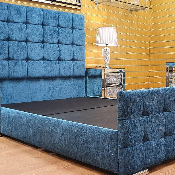 The Aztec Bed | Cubed Design Panel Bed | Single to Super King